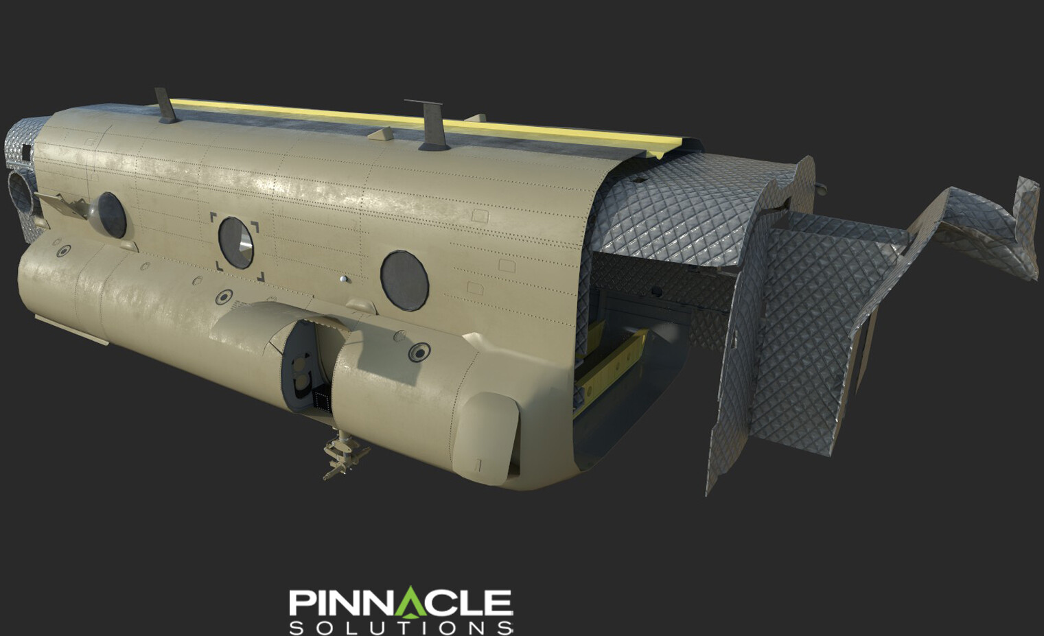 ArtStation - CH47 Cabin Fuselage