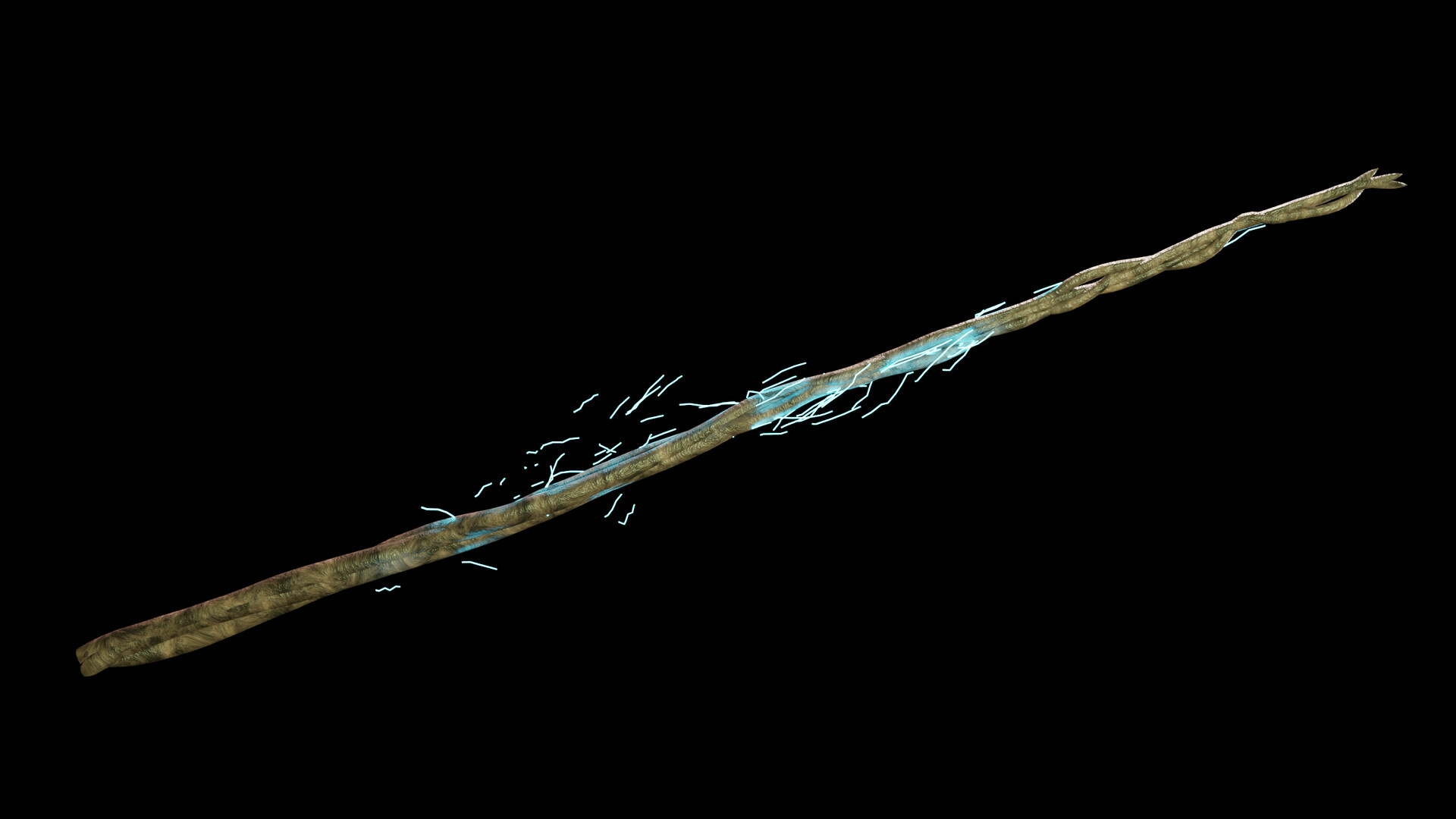 ArtStation - Lightning Druid Staff