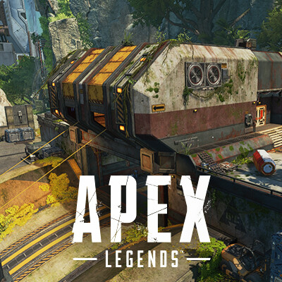 ArtStation - Apex Legends: Storm Point - IMC Zipline Building