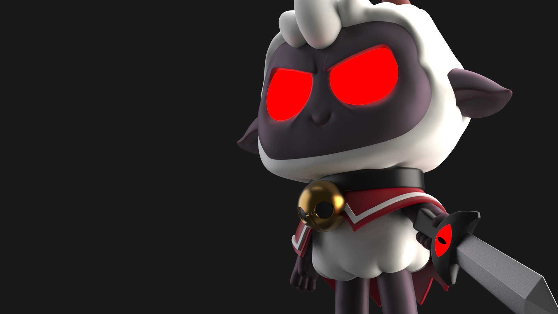 ArtStation - Cult of the Lamb Figurine