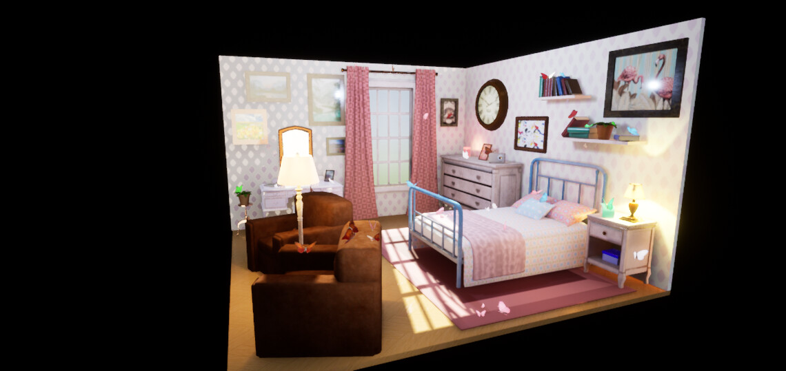 ArtStation - Bedroom scene