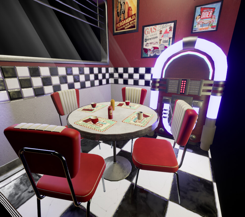ArtStation - Diorama Diner