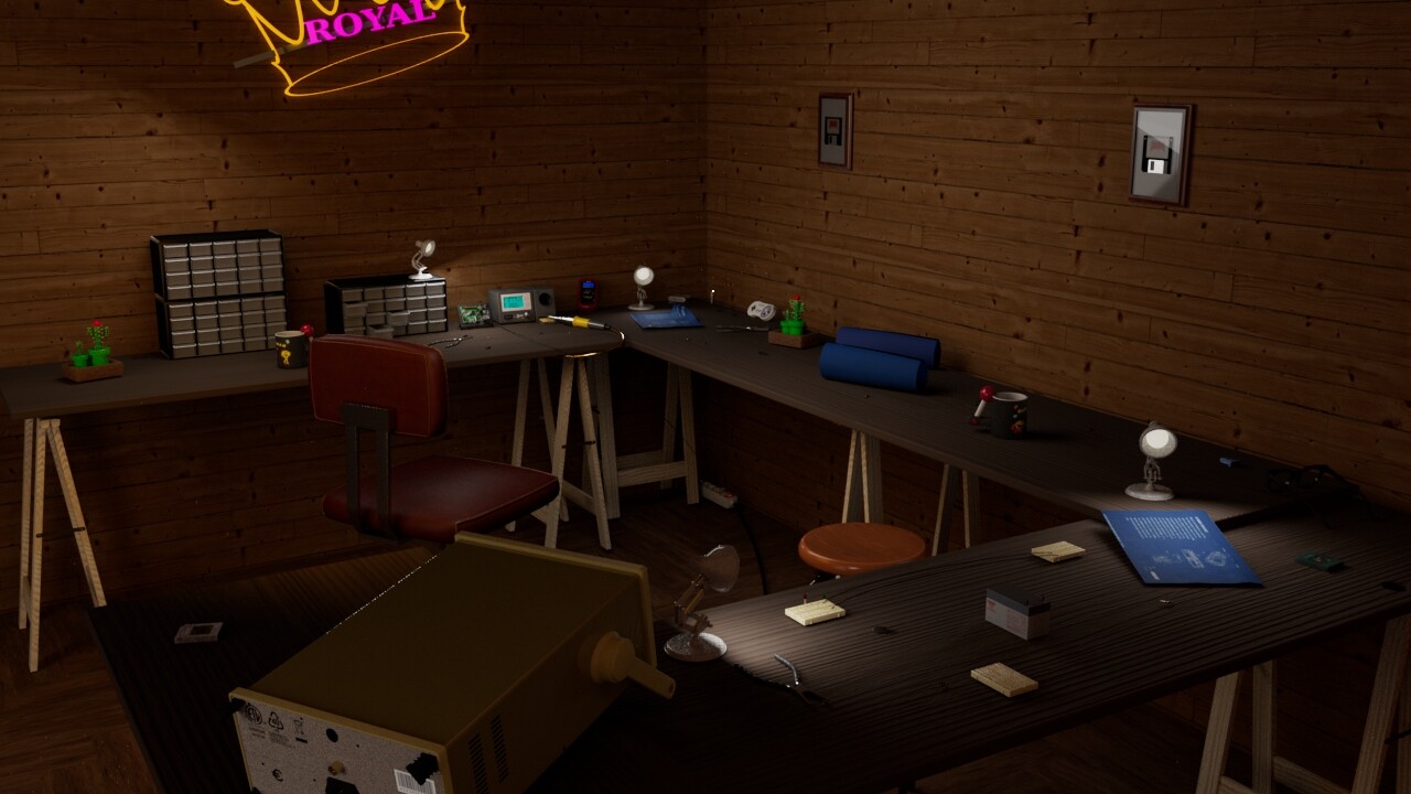 ArtStation - The electronic retro workshop