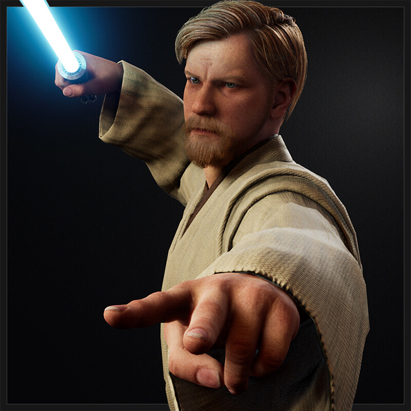 ArtStation - Hello There - Obi-Wan Kenobi Realtime