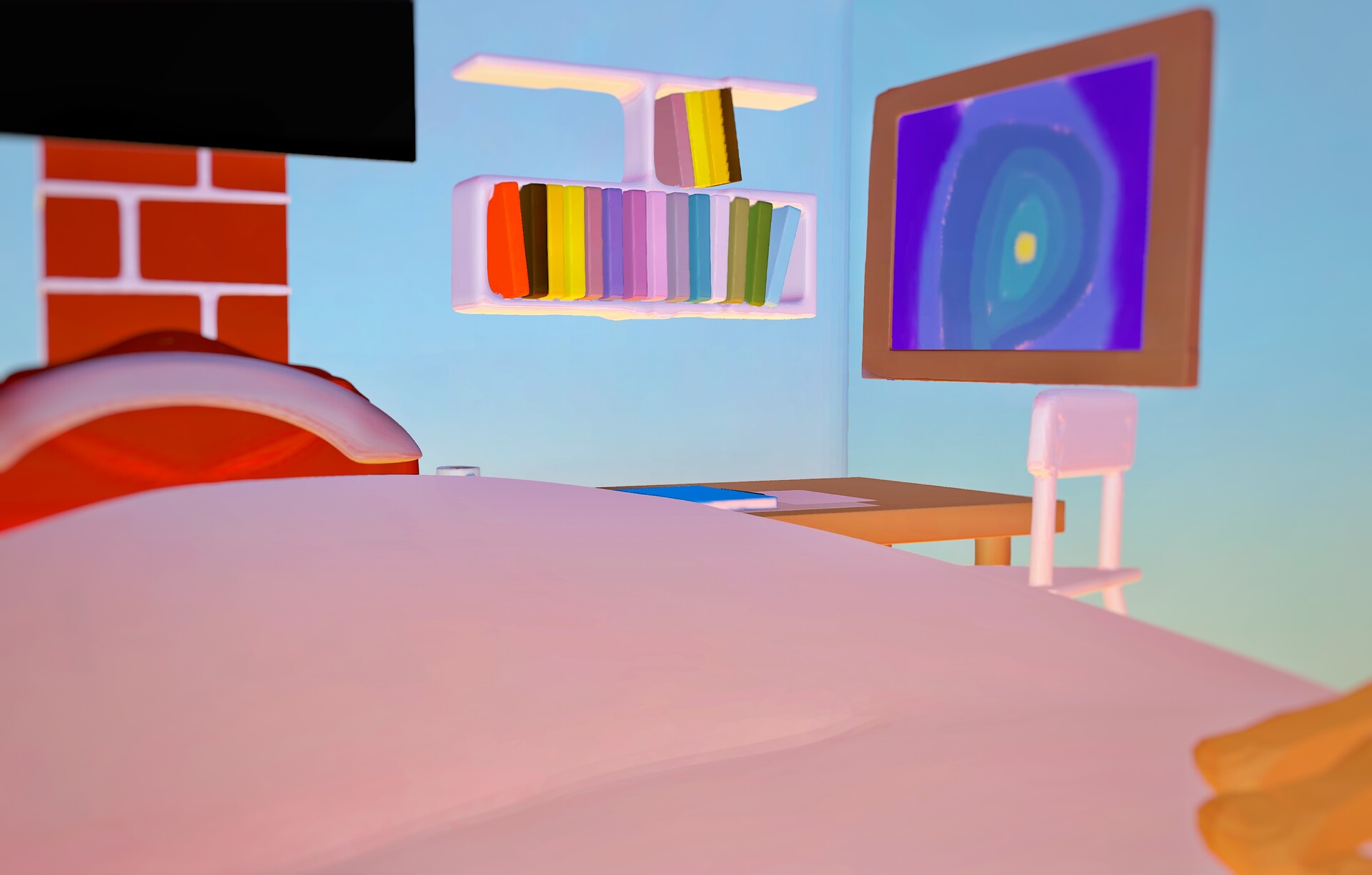 ArtStation - simple room (cartoon style) 🏡 📙 🎨