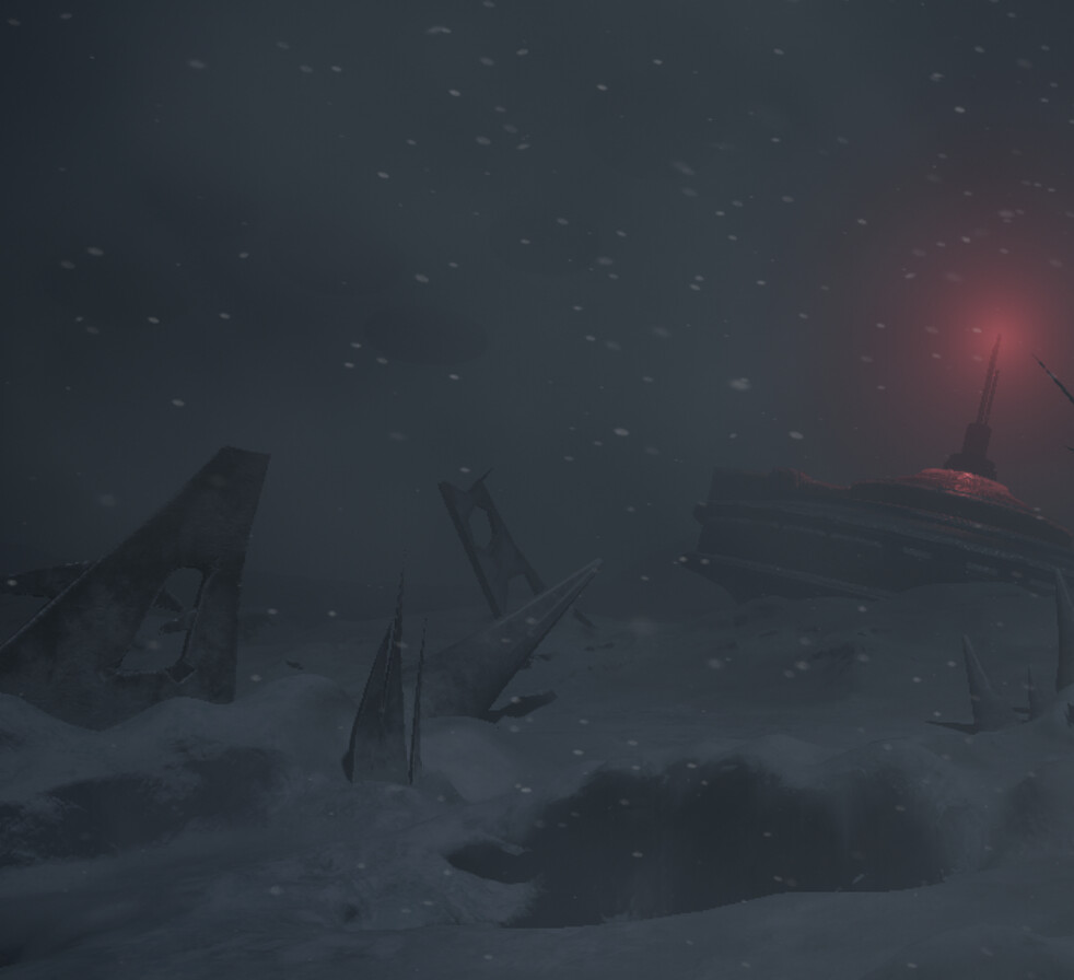 ArtStation - Unreal Engine 4 - Alien Crash Site