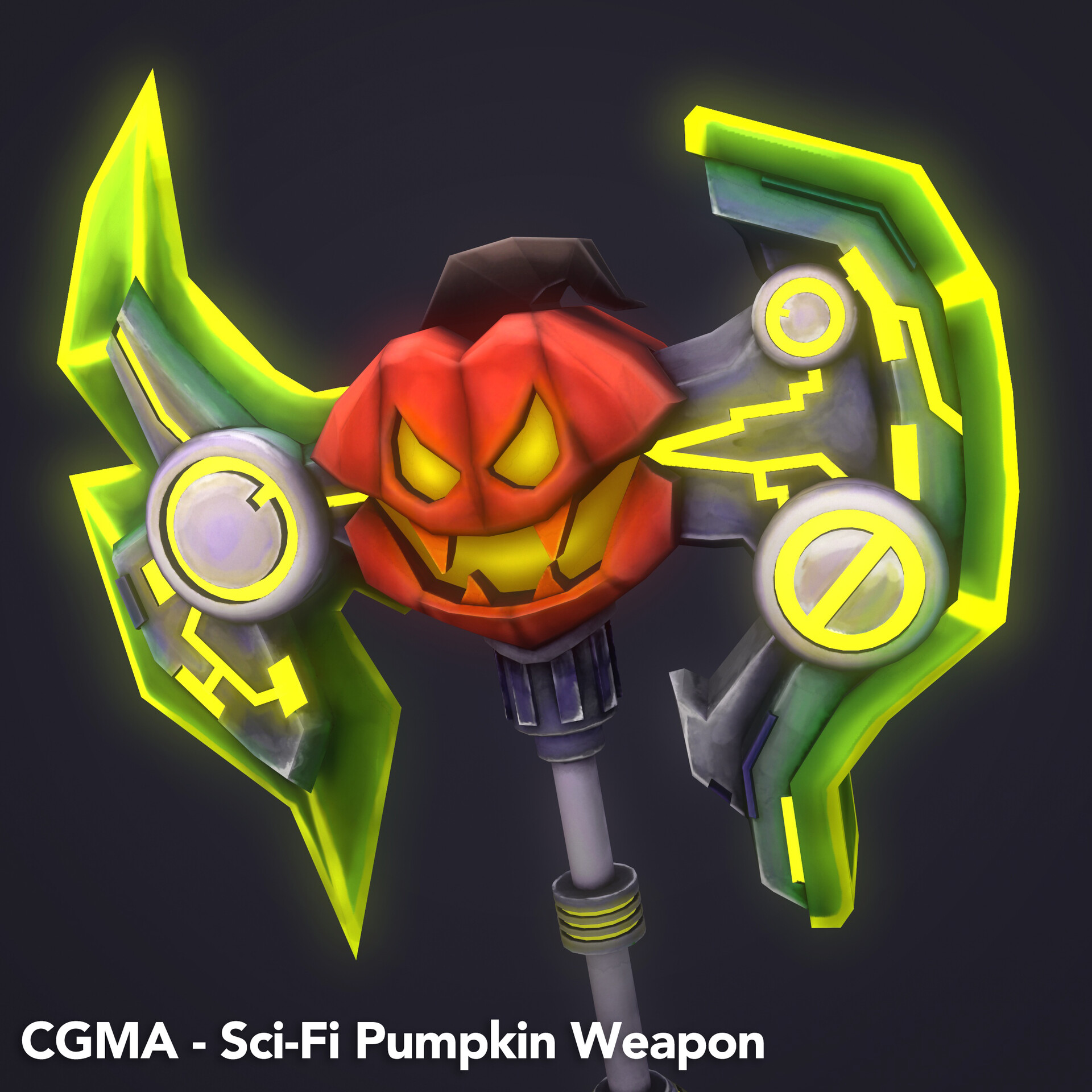 ArtStation - Sci-Fi Pumpkin Weapon