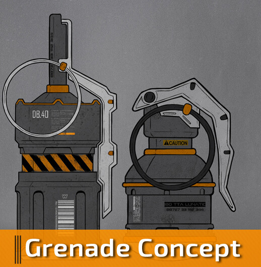 ArtStation - Grenade Concept