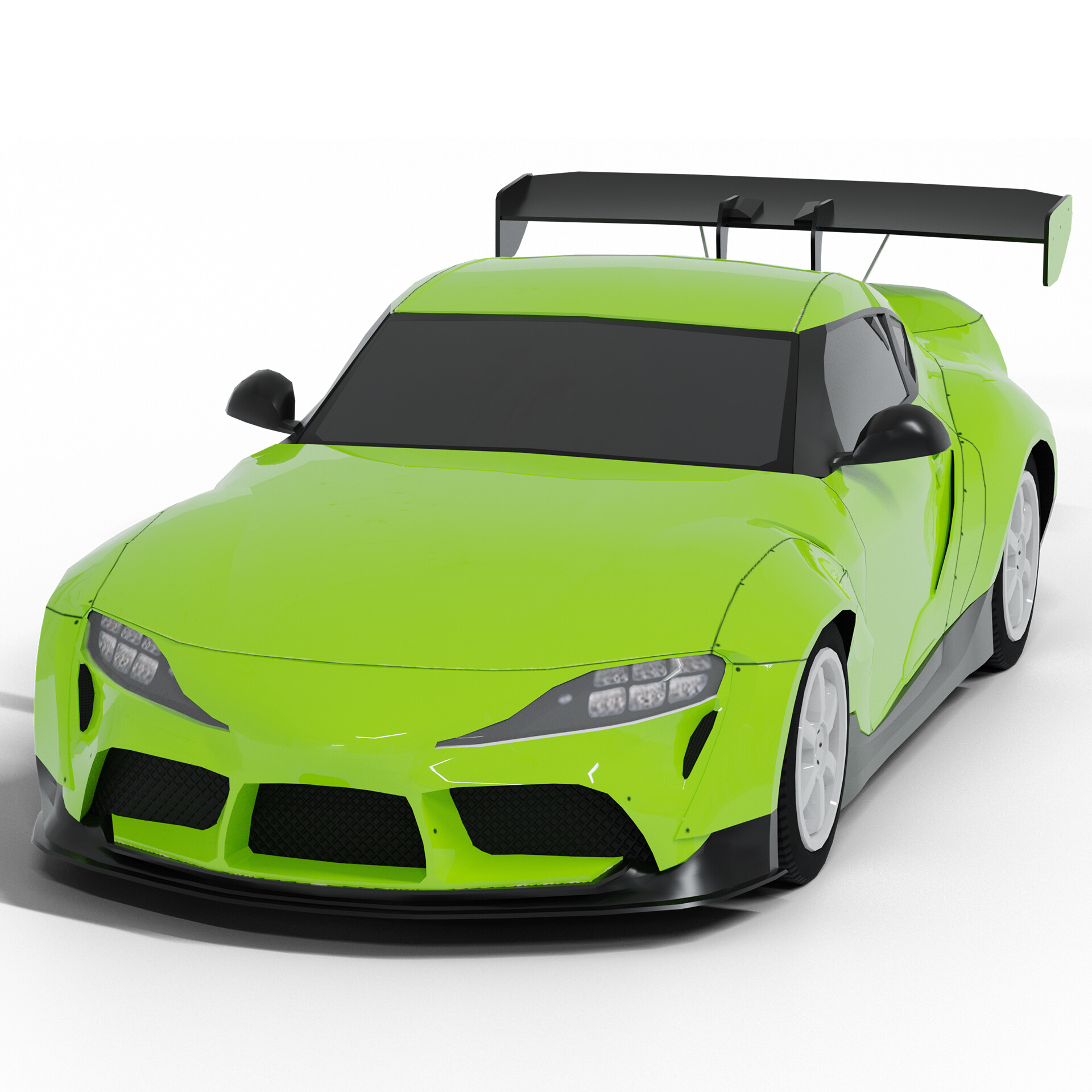 ArtStation - Toyota GR Supra Pandem V15 2020 Game ready model