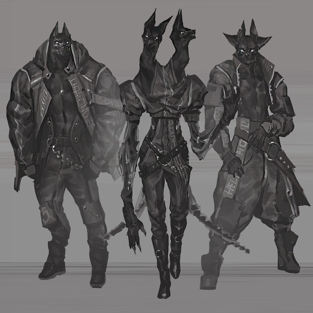 ArtStation - Fashionable hell hounds
