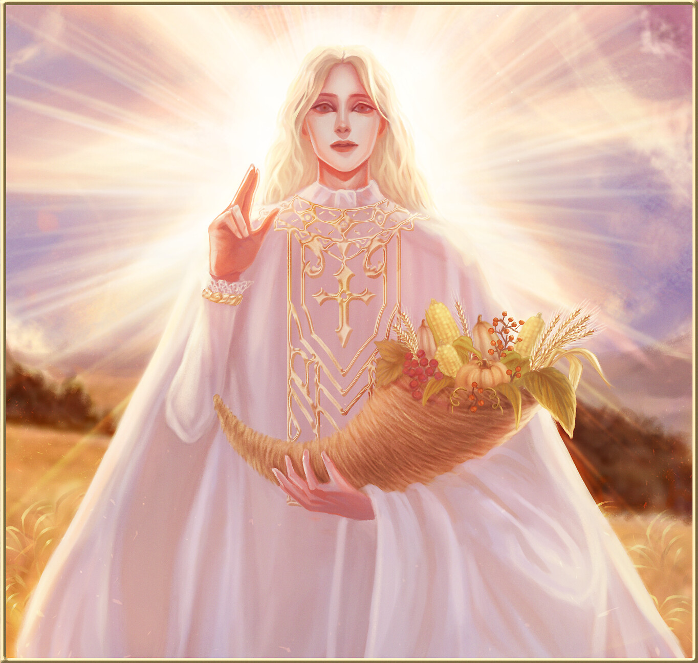 ArtStation - Bountiful Harvest - Trading Card Mockup