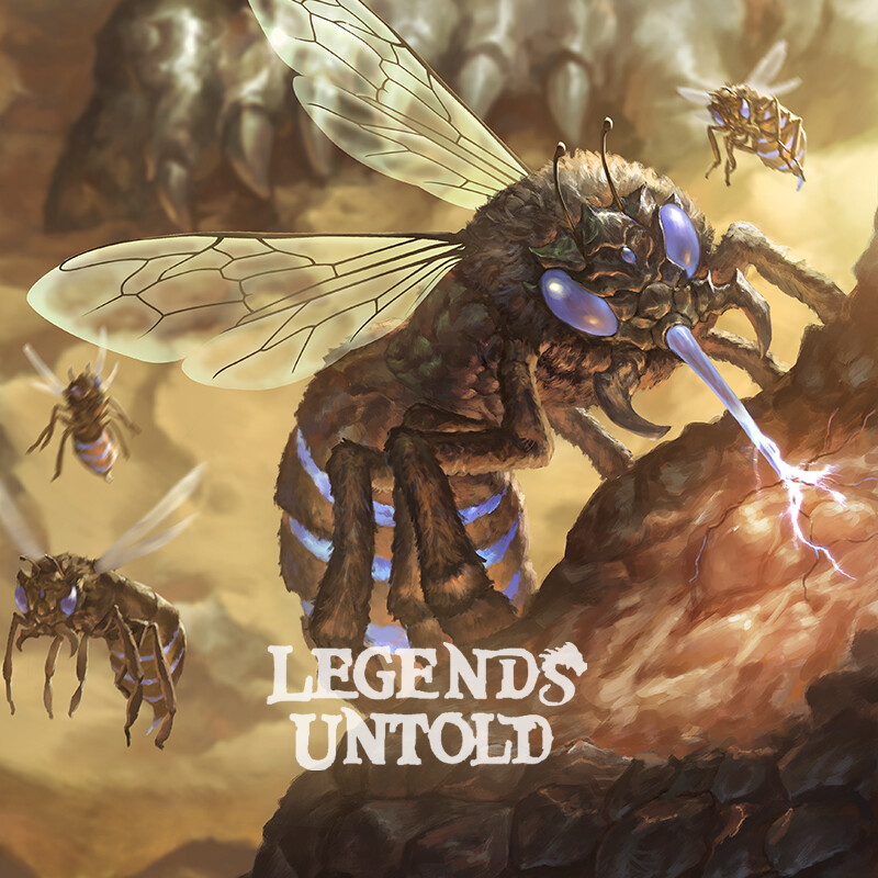 ArtStation - Legends Untold - Carnivorous Bees