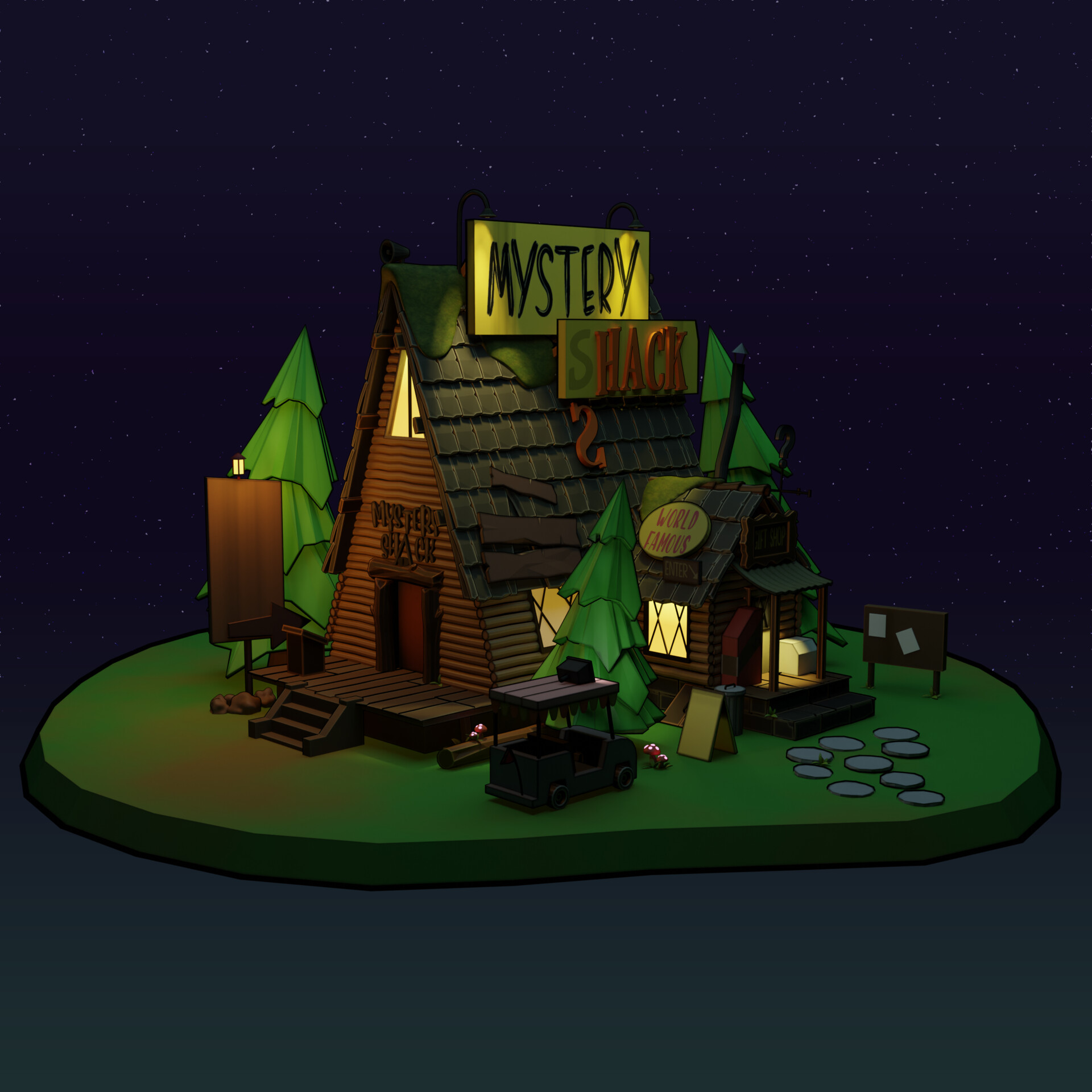 ArtStation - Mystery Shack
