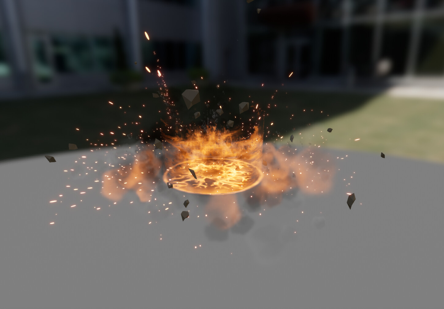 ArtStation - Fire explosion