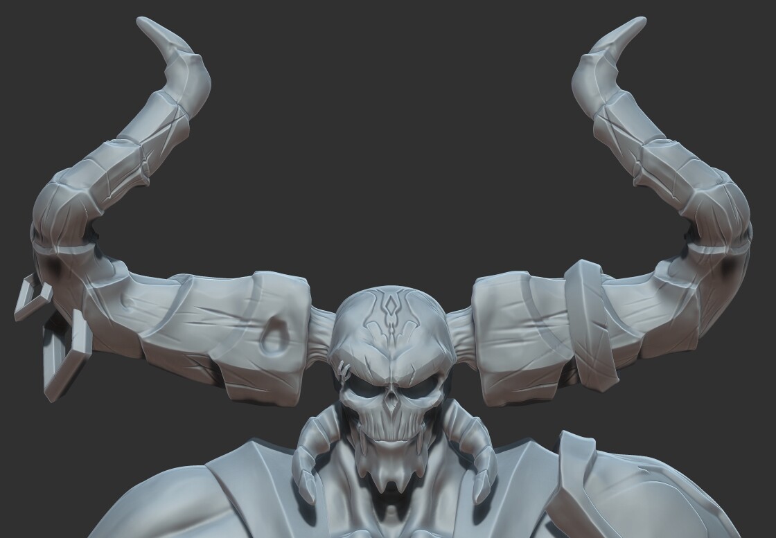 ArtStation - "Demon Warrior" Sculpt