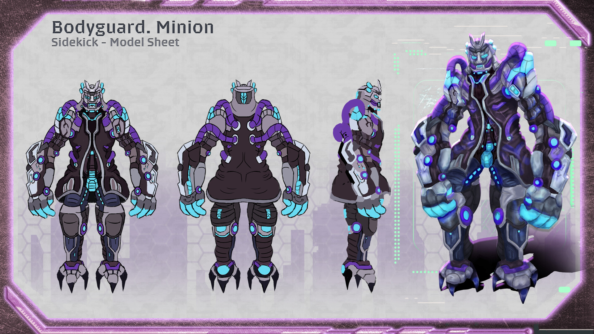 ArtStation - Sidekick Character Design