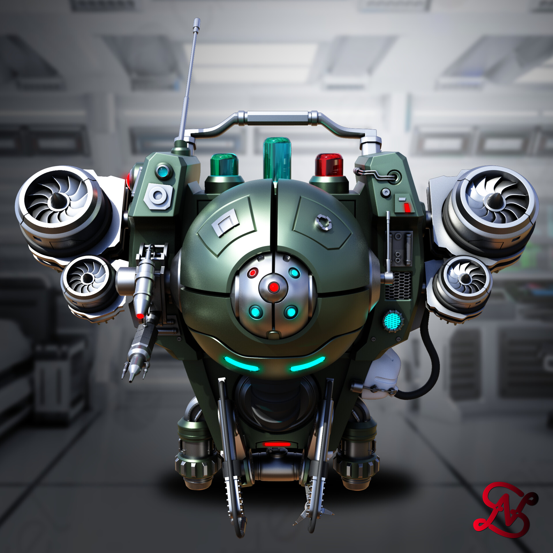 ArtStation - Medical Mech Robot