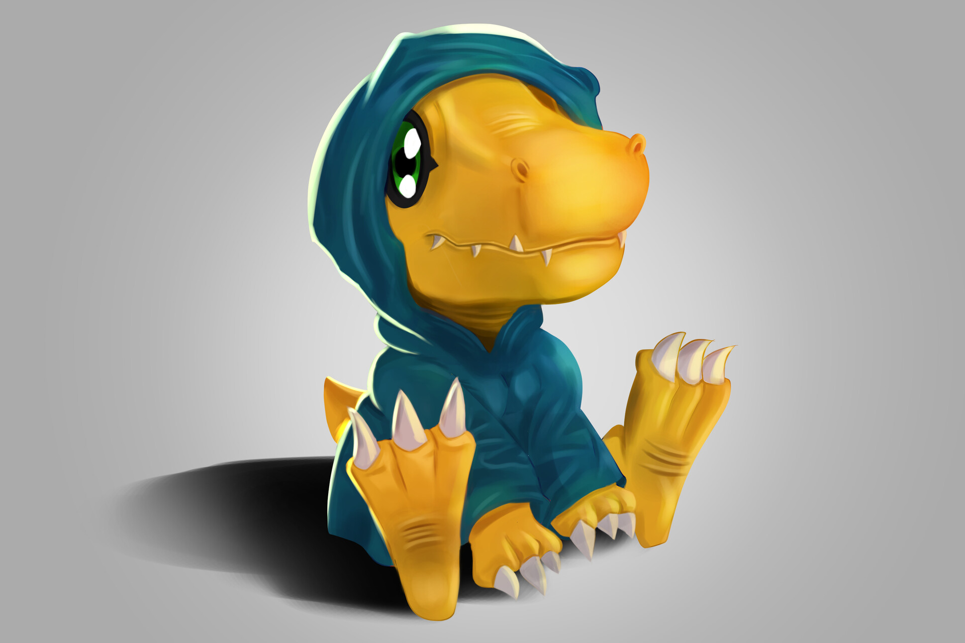 ArtStation - Little Agumon