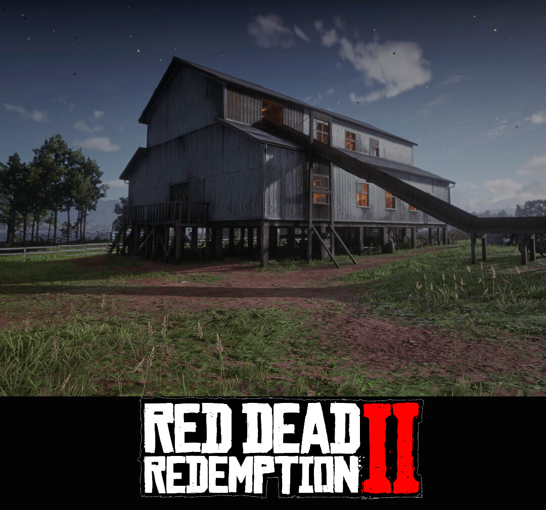 ArtStation - BraithWaite Manor Mill - Red Dead Redemption 2