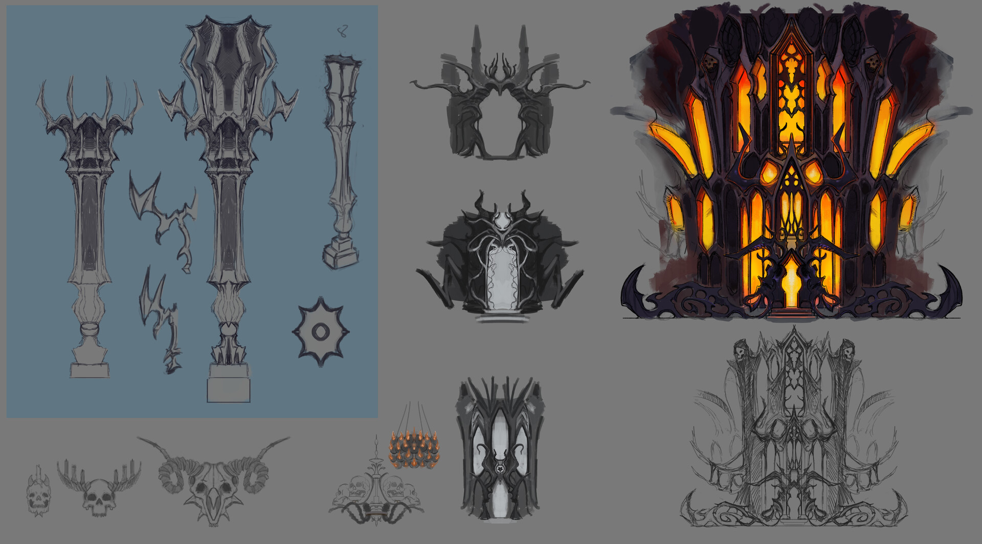 ArtStation - Hell Env. Architecture, Props