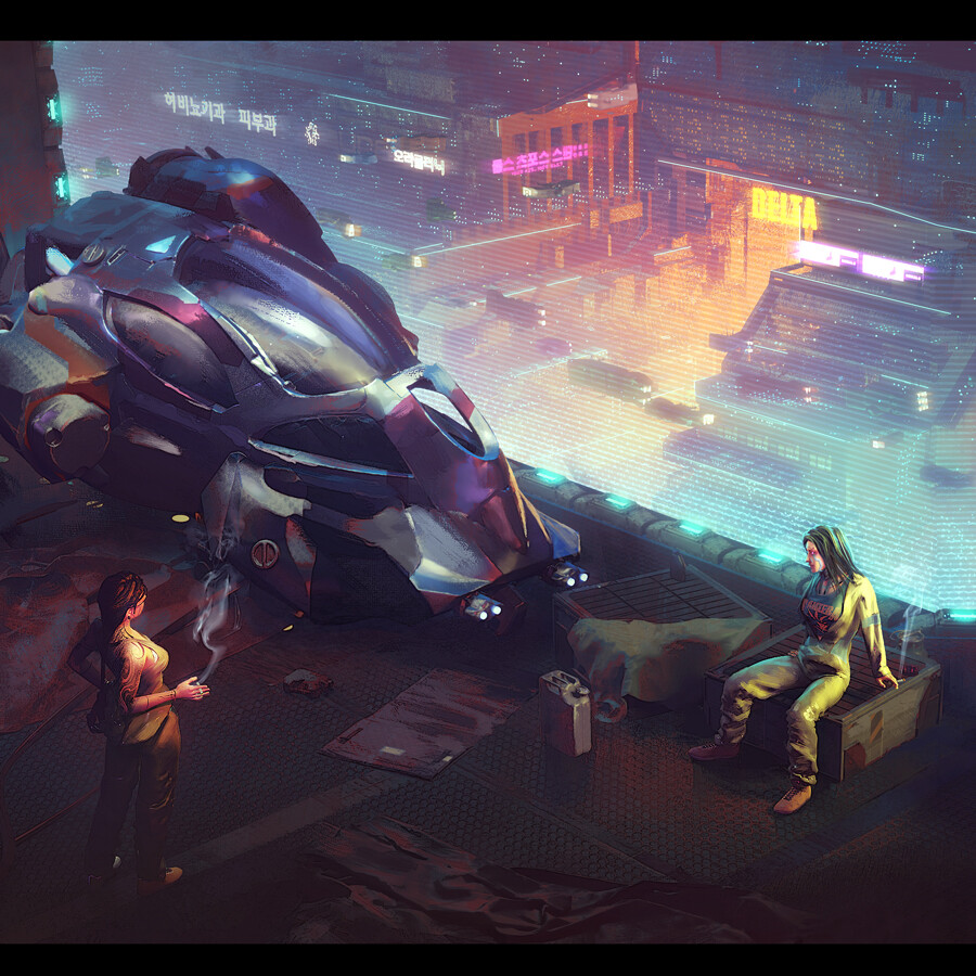 ArtStation - Cig Break