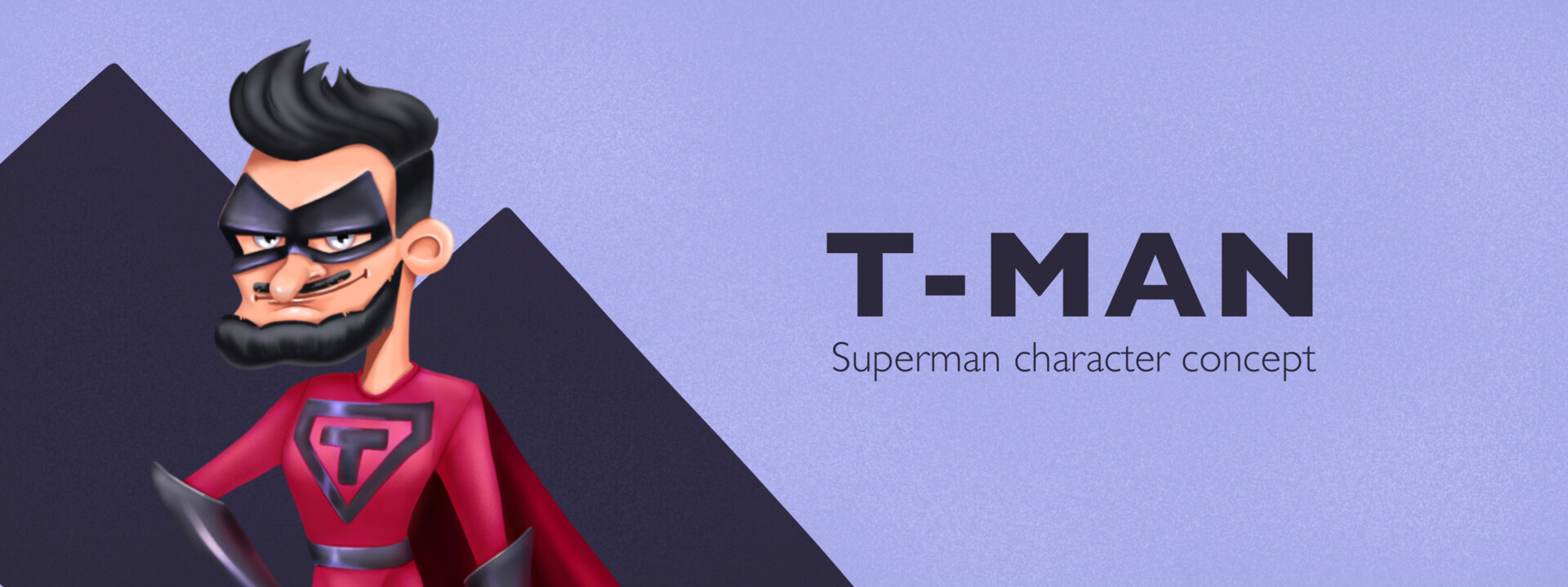 ArtStation - T-man: superman character design