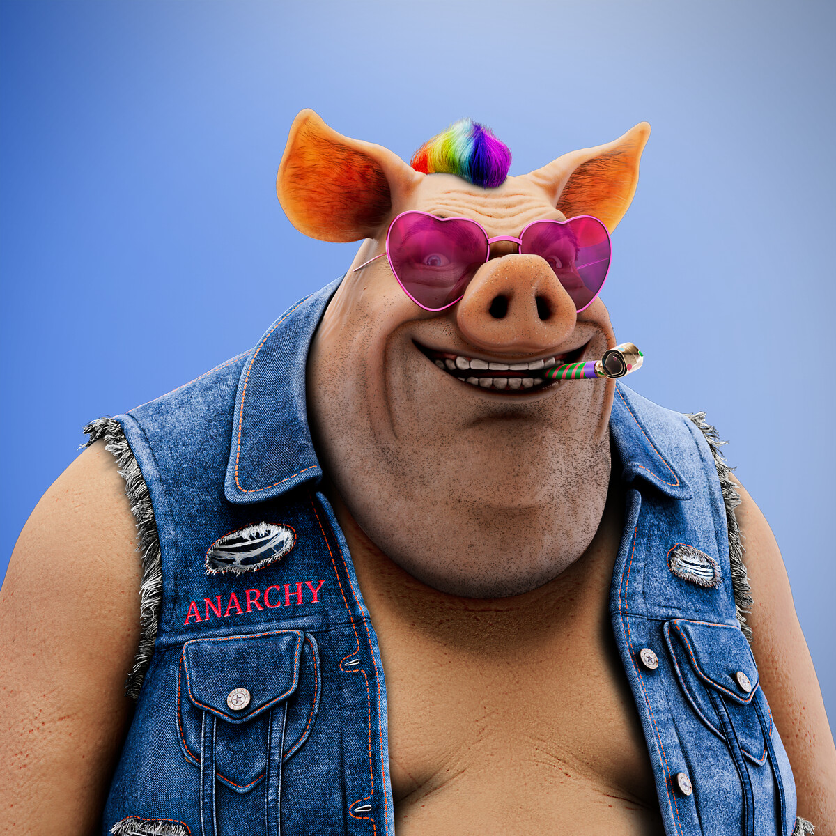 ArtStation - Rotten Porks - The Farm Anarchy NFTs