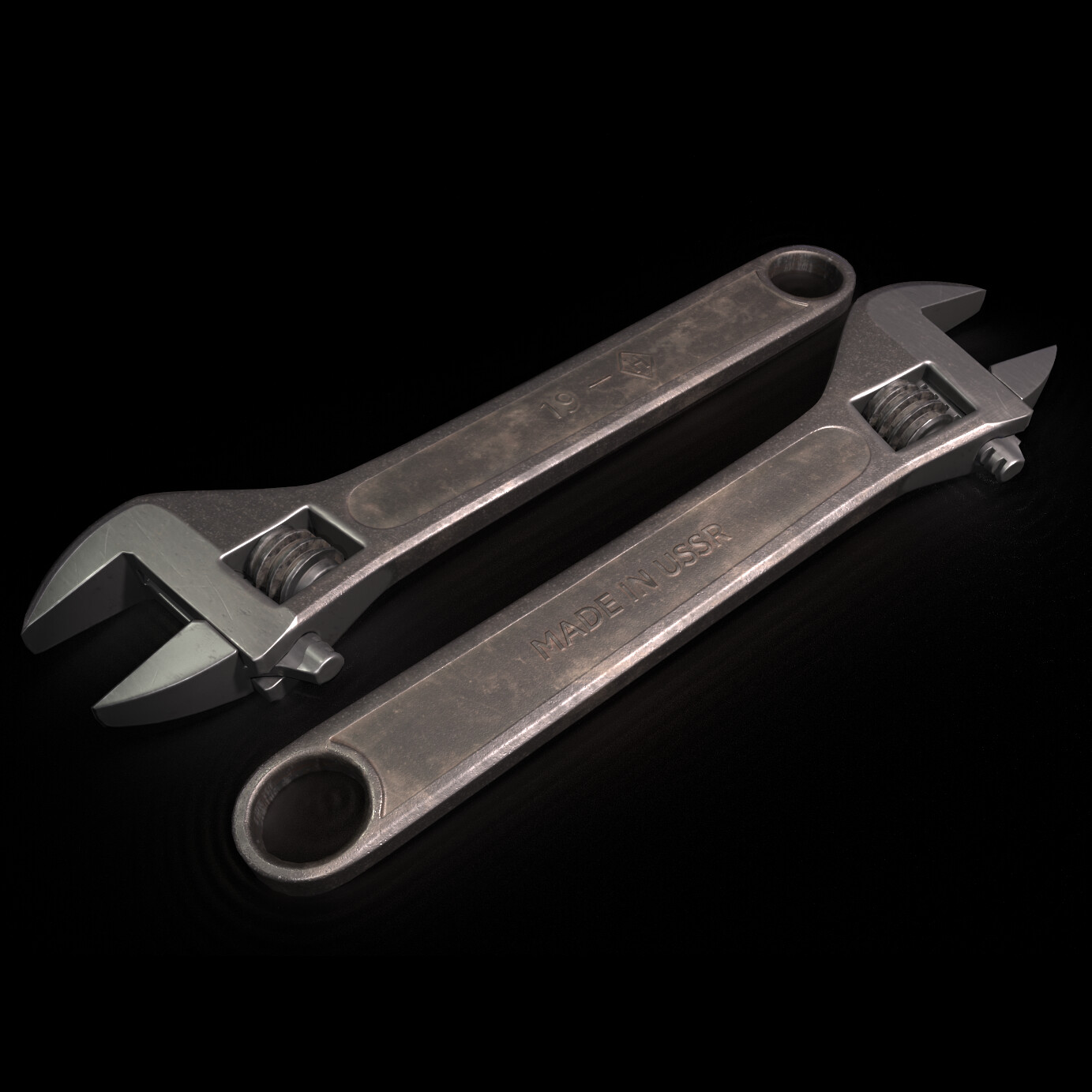 ArtStation - wrench / adjustable spanner