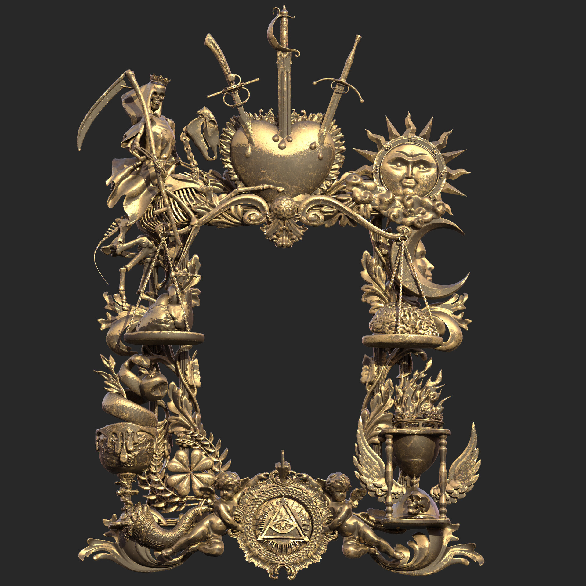 ArtStation - Baroque Frame