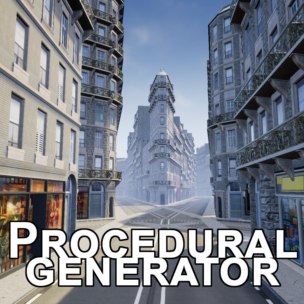 ArtStation - Urban environment procedural generation Tool