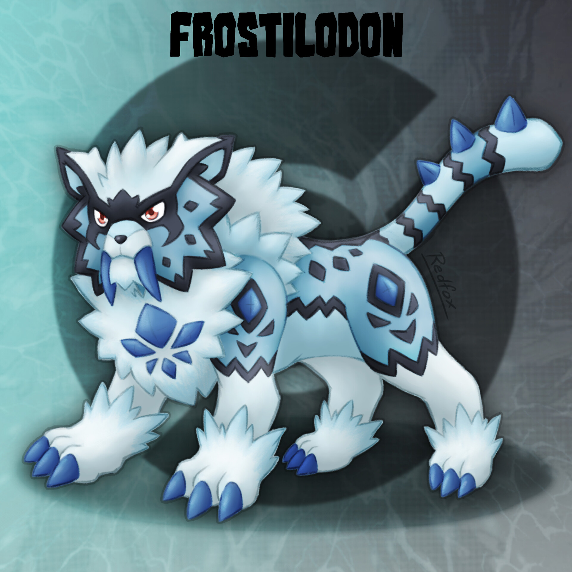 Redfox The Kitsune - Artwork Pokemon VP - Frostilodon