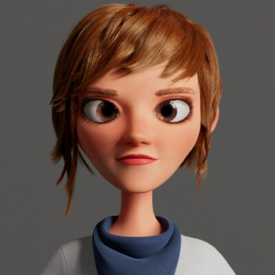 ArtStation - Lookdev for Animschool character