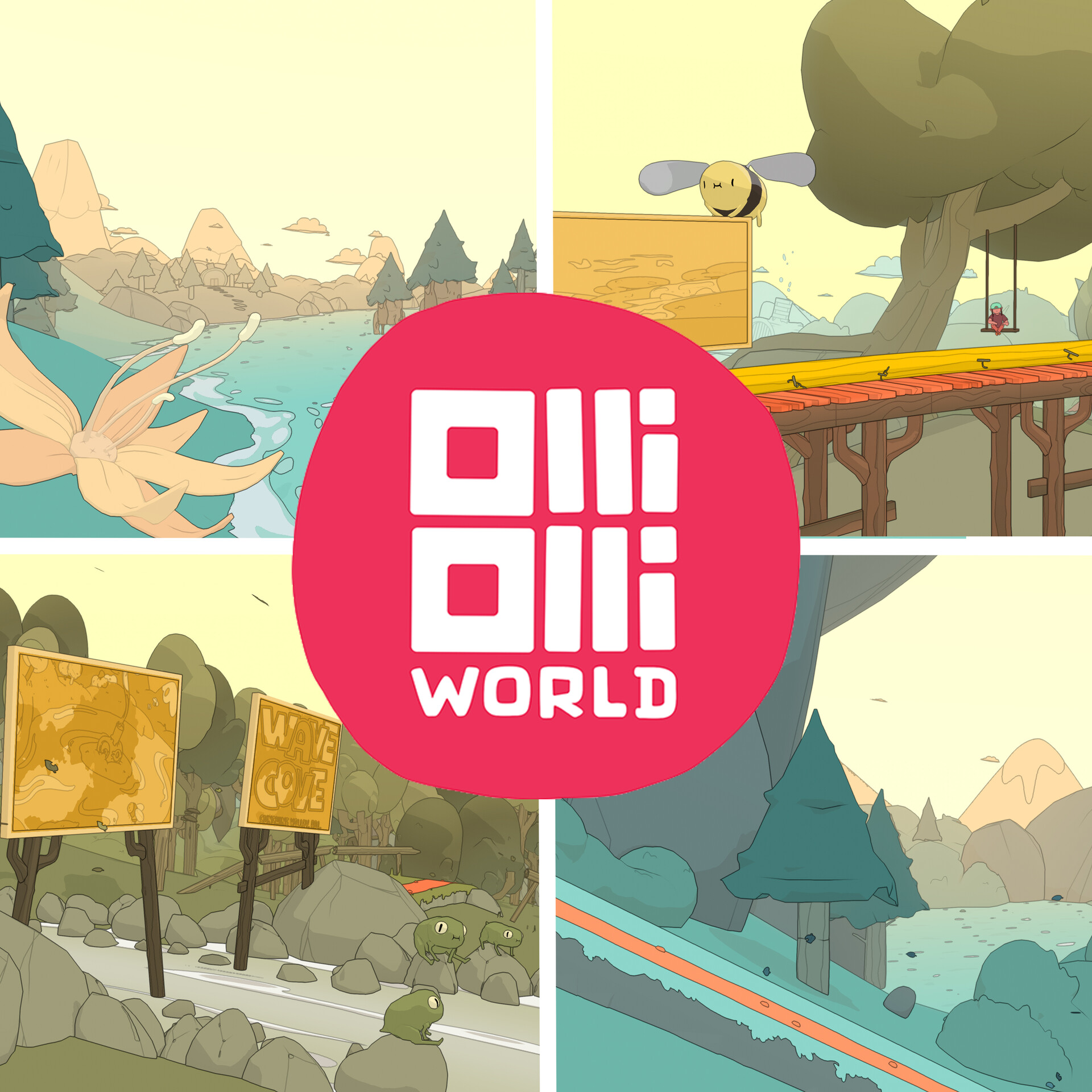ArtStation - Cloverbrook - OlliOlli World