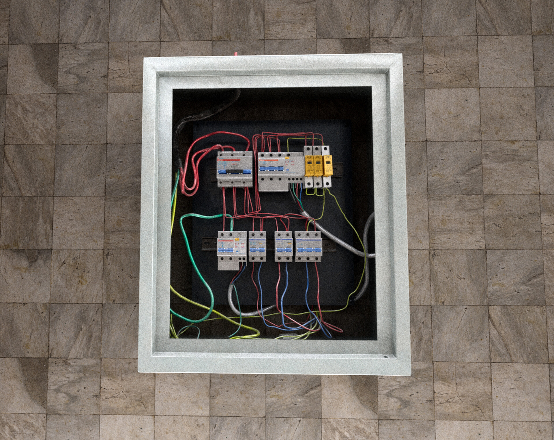 ArtStation - Electric gate control box