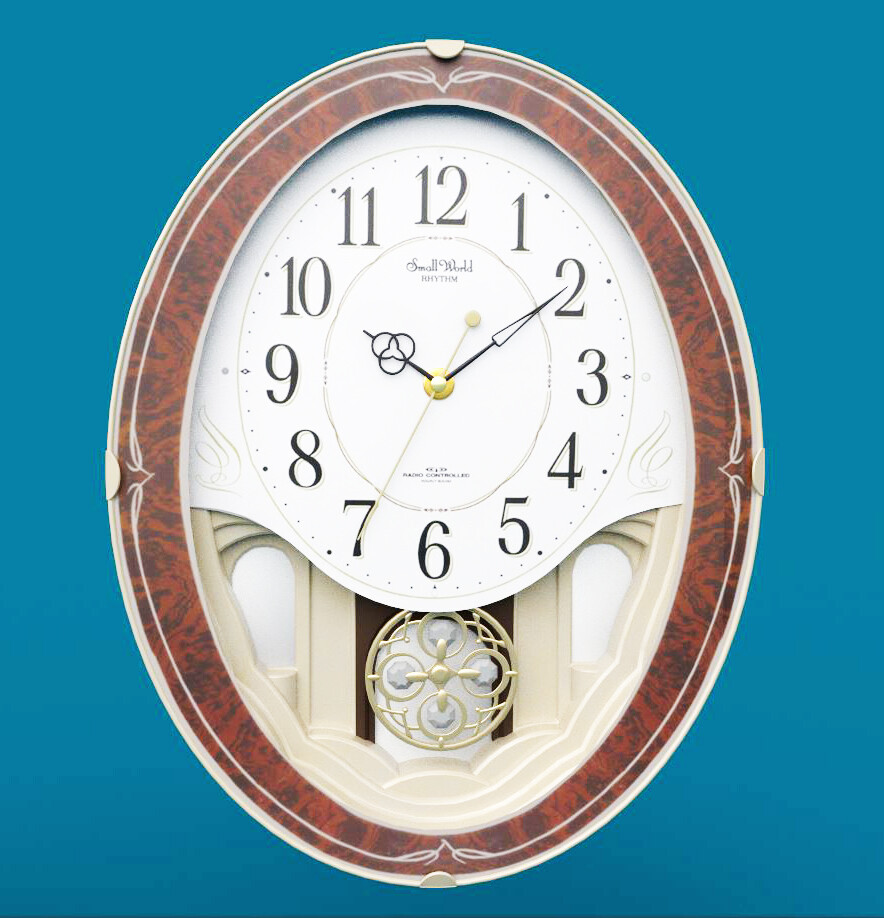 ArtStation - Realistic wall clock 3D model