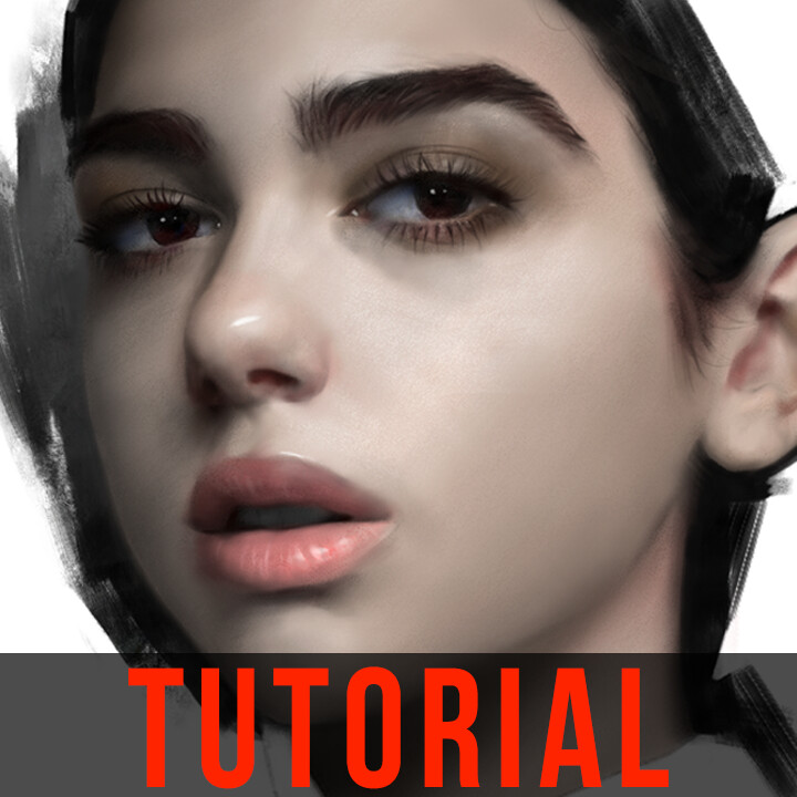 ArtStation - How to Paint Skin Tone Tutorial
