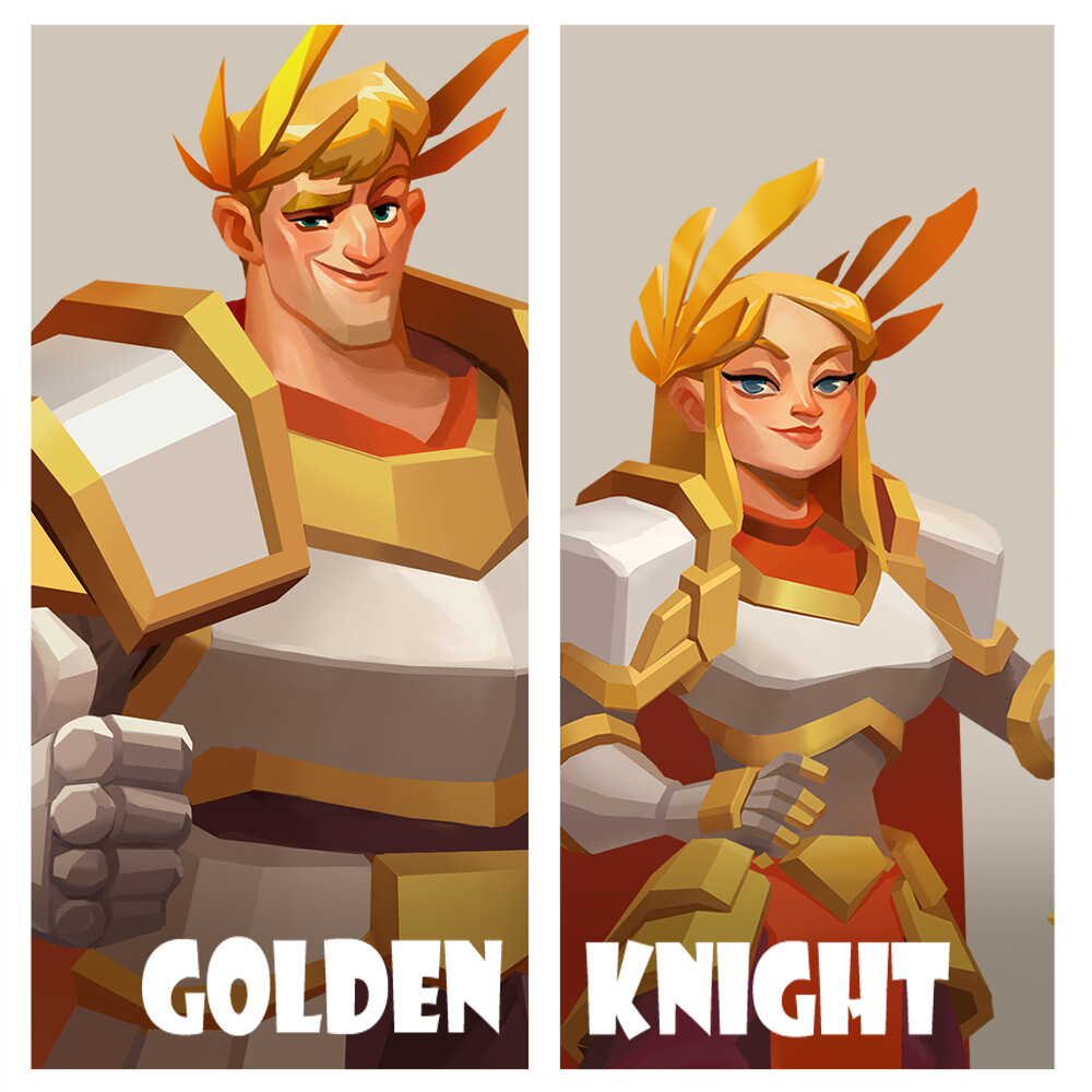 ArtStation - Golden Knight