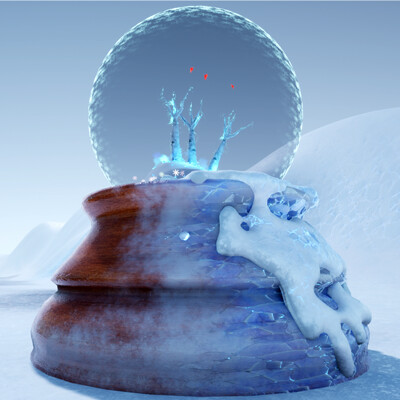 ArtStation - Snow Globe Prop & Particles