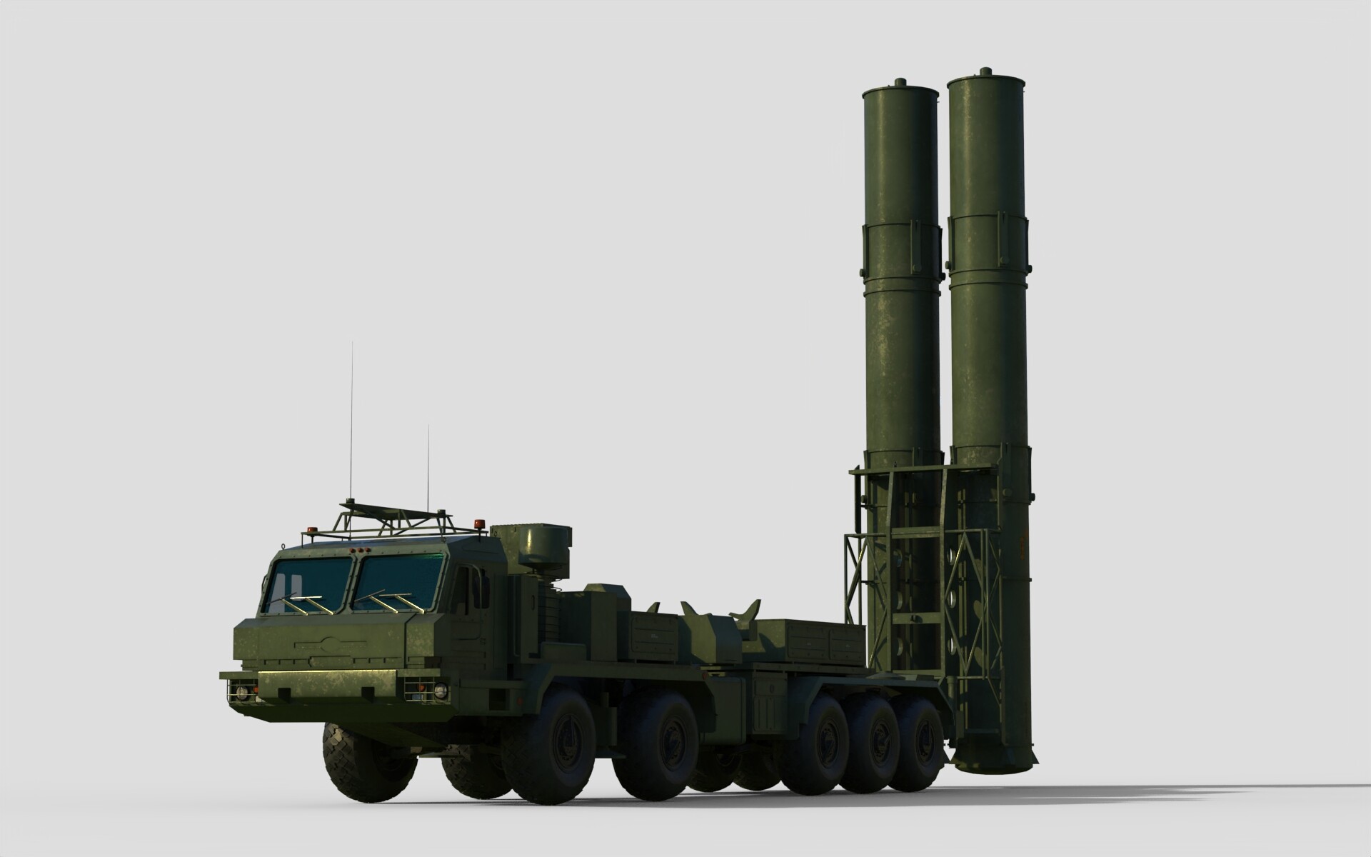 ArtStation - S-500 Prometheus missile system 3D model, С-500 Триумфатор