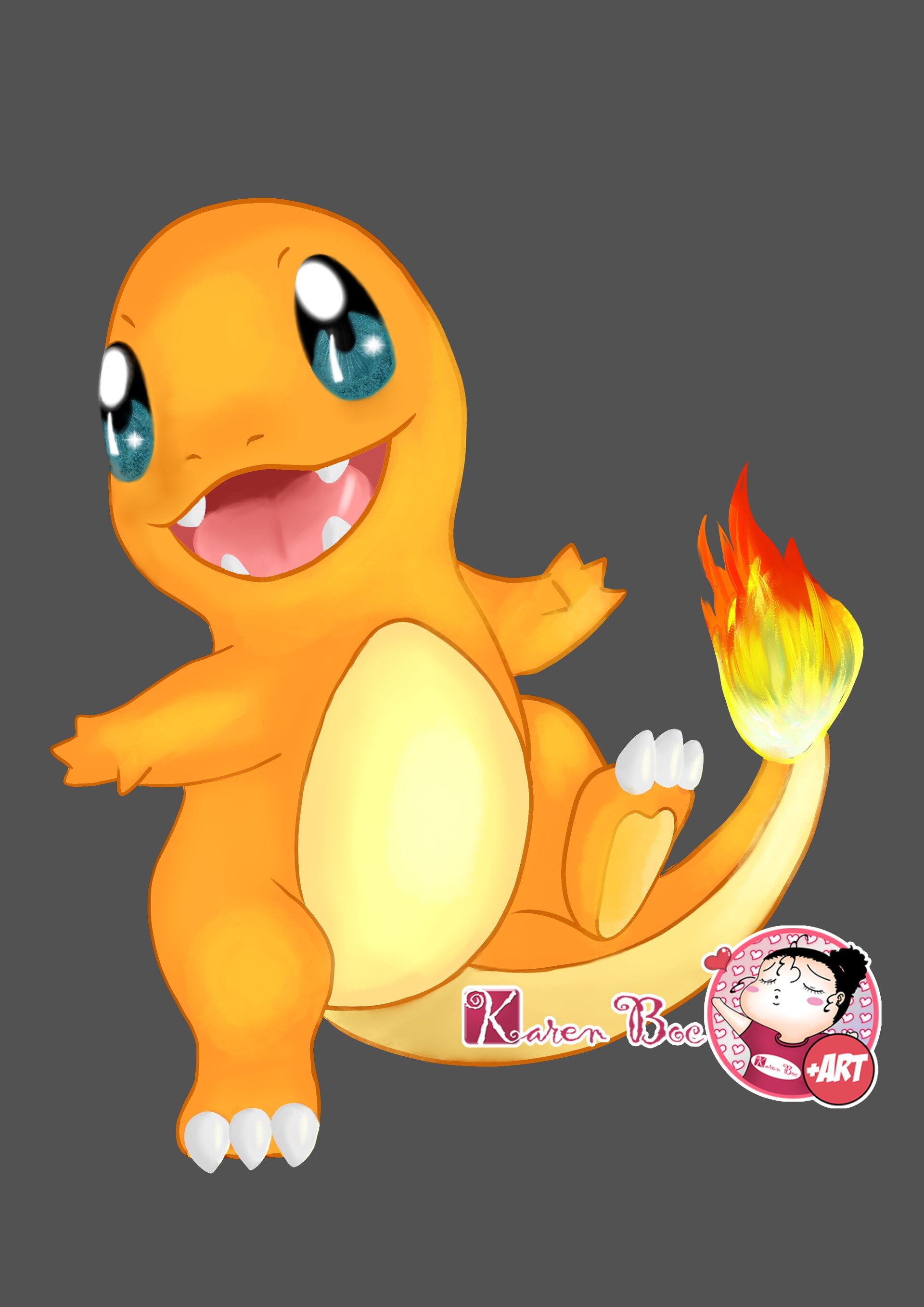 ArtStation - Pokémon Charmander