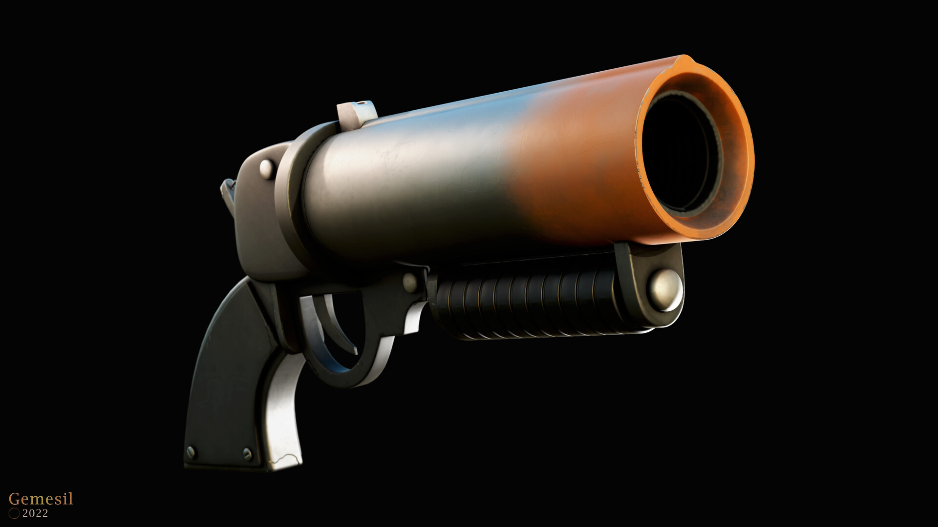 ArtStation - TF2 Pyro "The Scorch Shot" - Remade in Modern Graphics