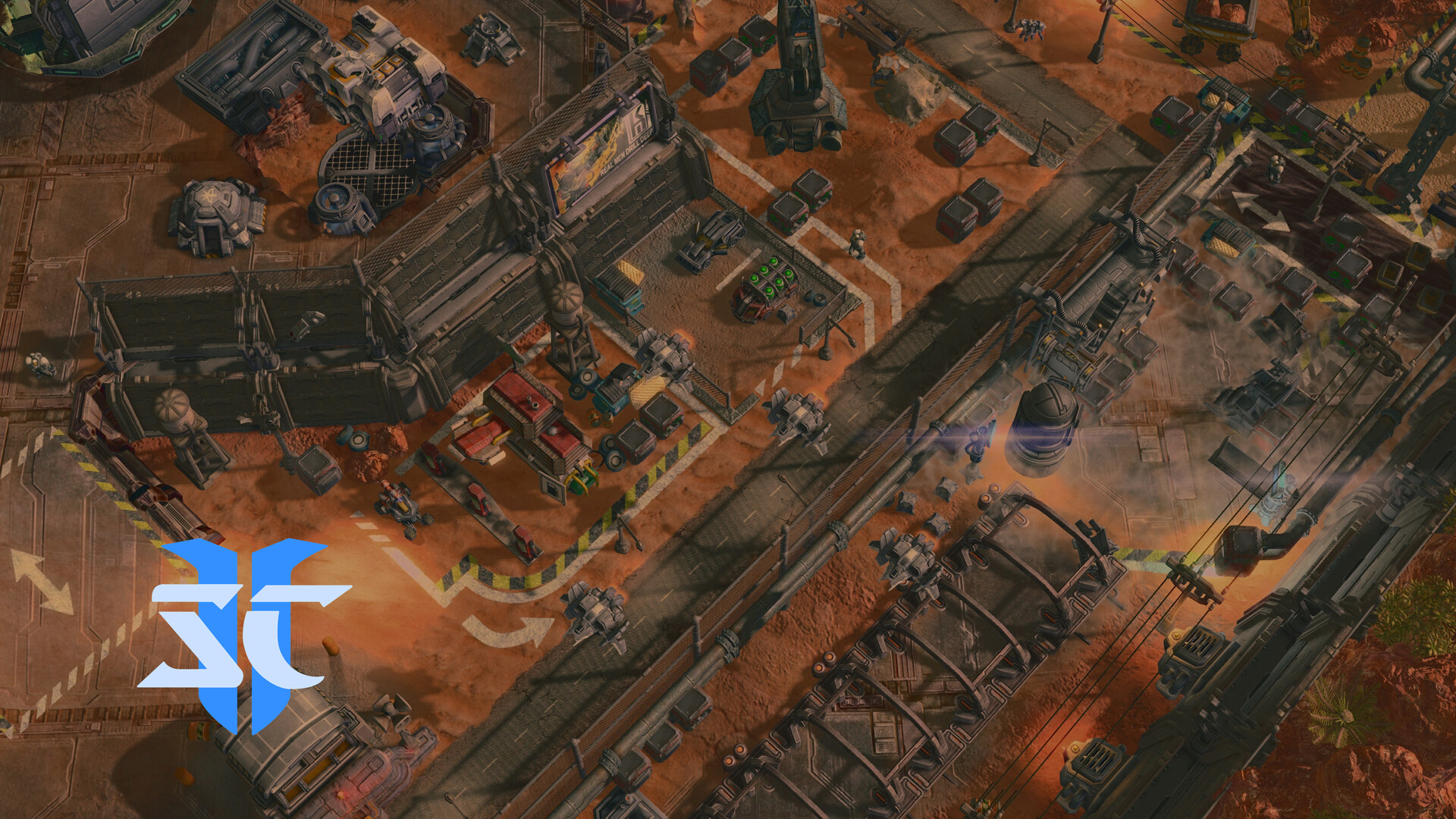 ArtStation - StarCraft II «Base in Wasteland» Fan Art