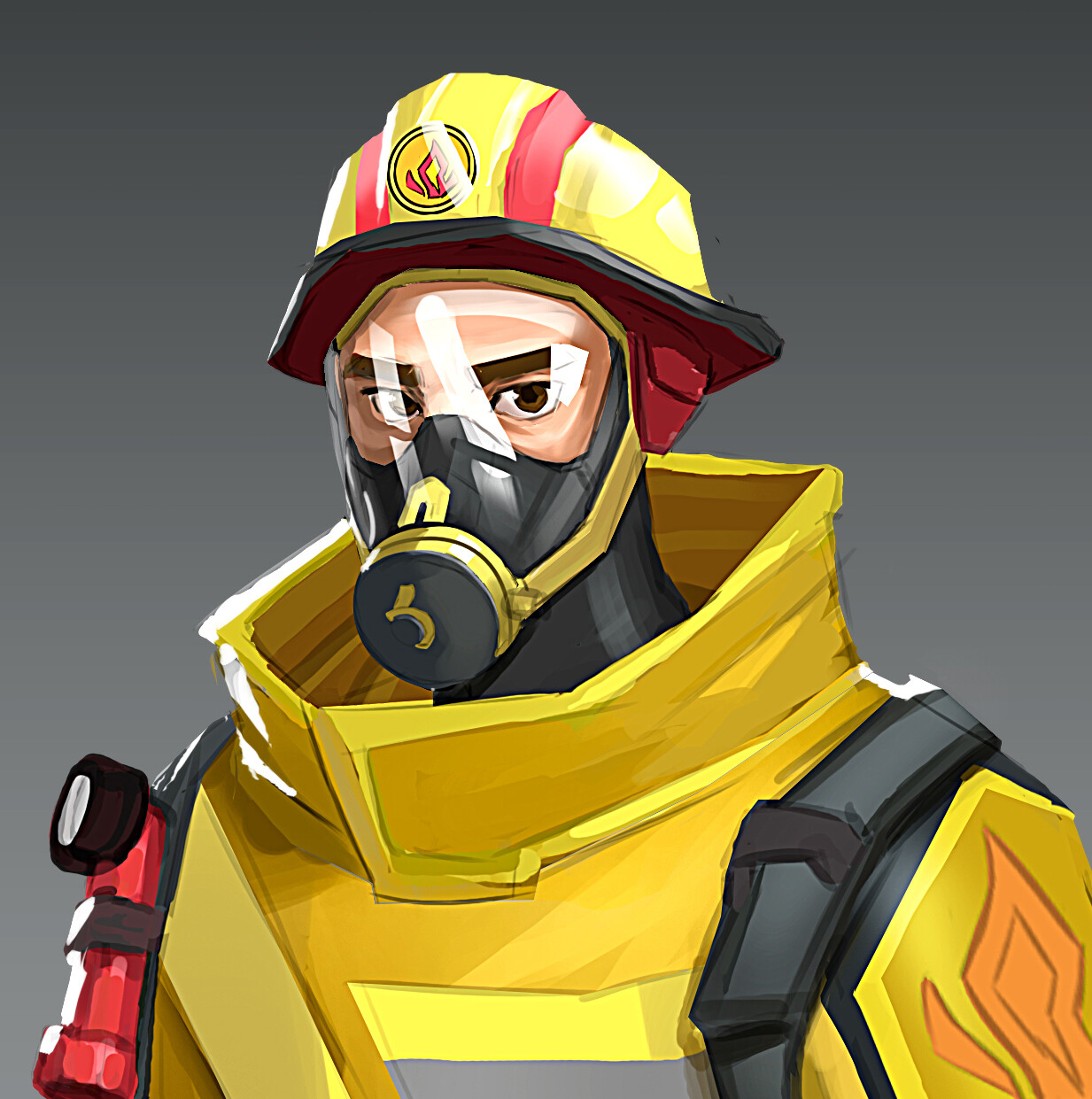 ArtStation - Firefighter Skin Design
