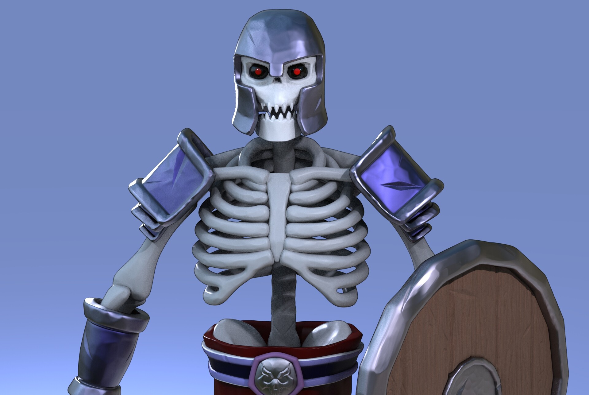 ArtStation - Stylized Skeleton Warrior