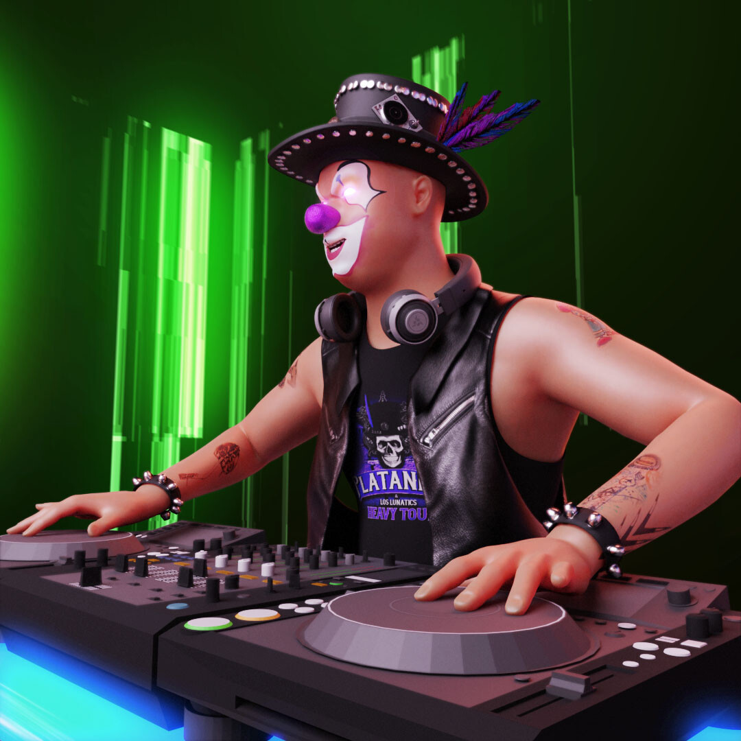 ArtStation - Platanito Clown DJ