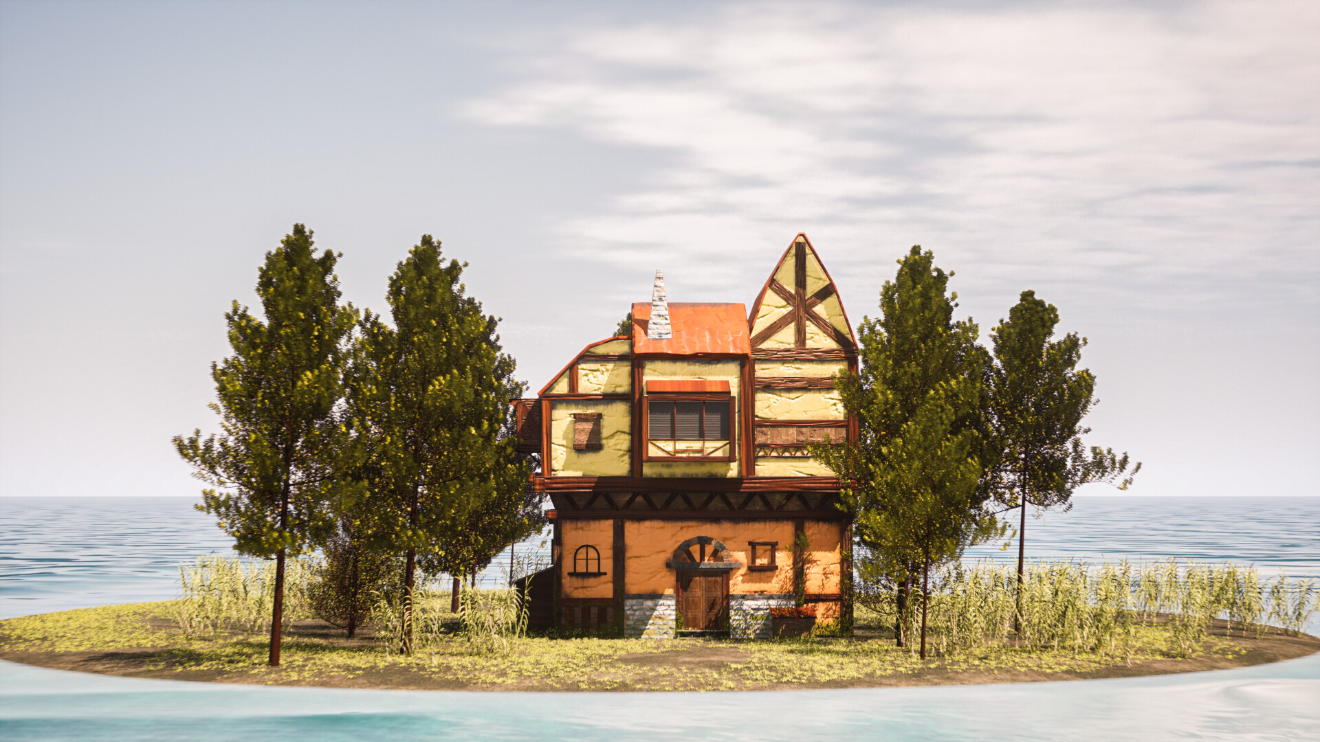 ArtStation - House modelling & environment creation