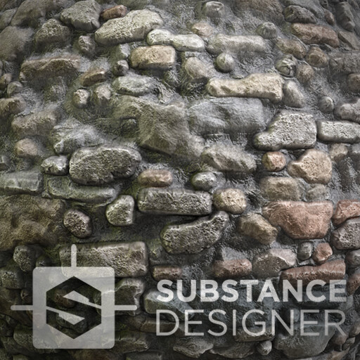 ArtStation - Medieval Stone Wall Material