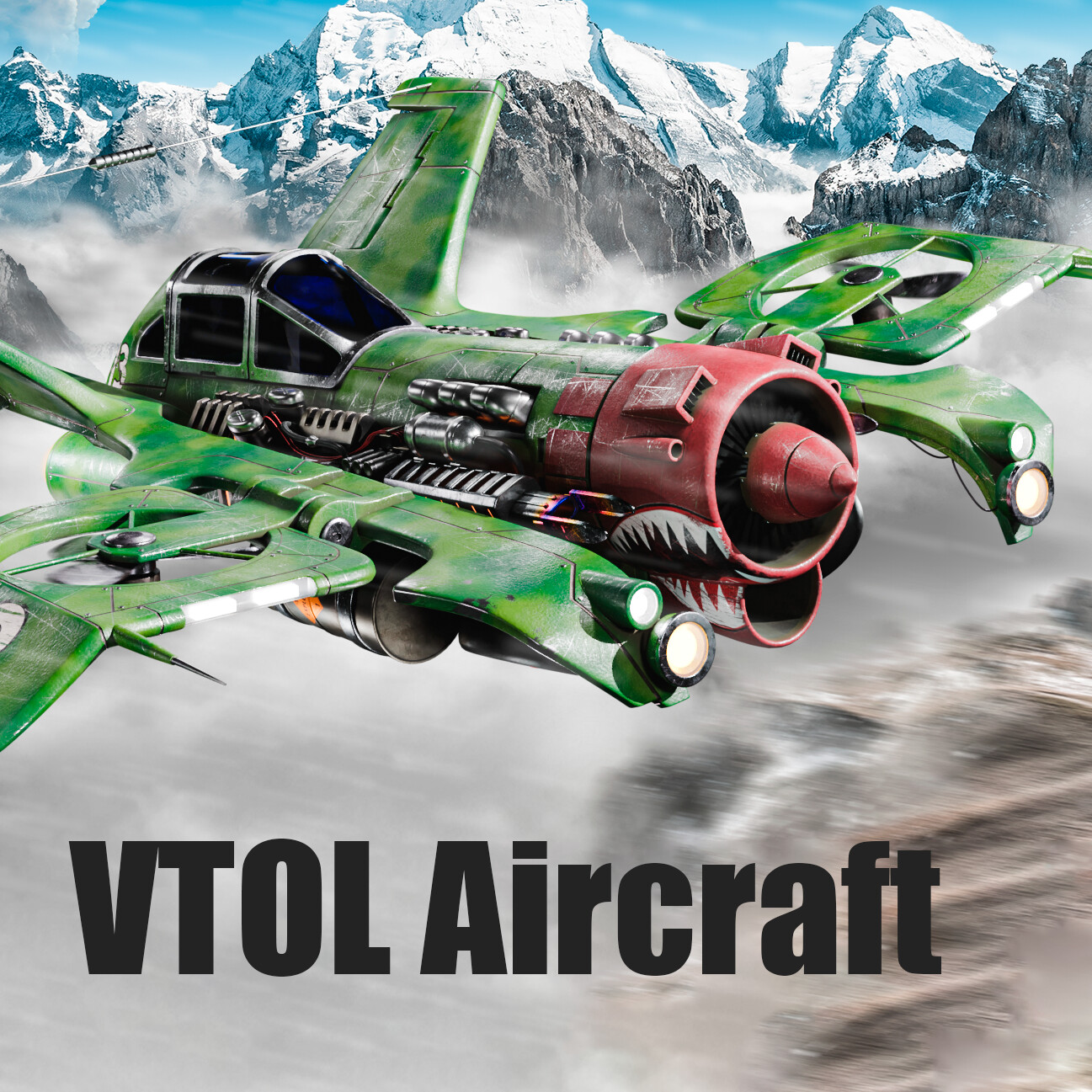 ArtStation - VTOL Aircraft