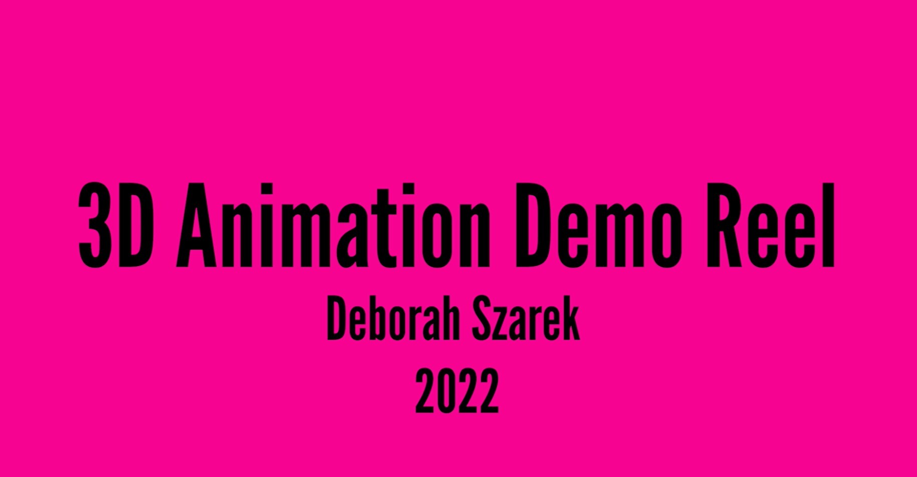 ArtStation - 3d animation demo reel