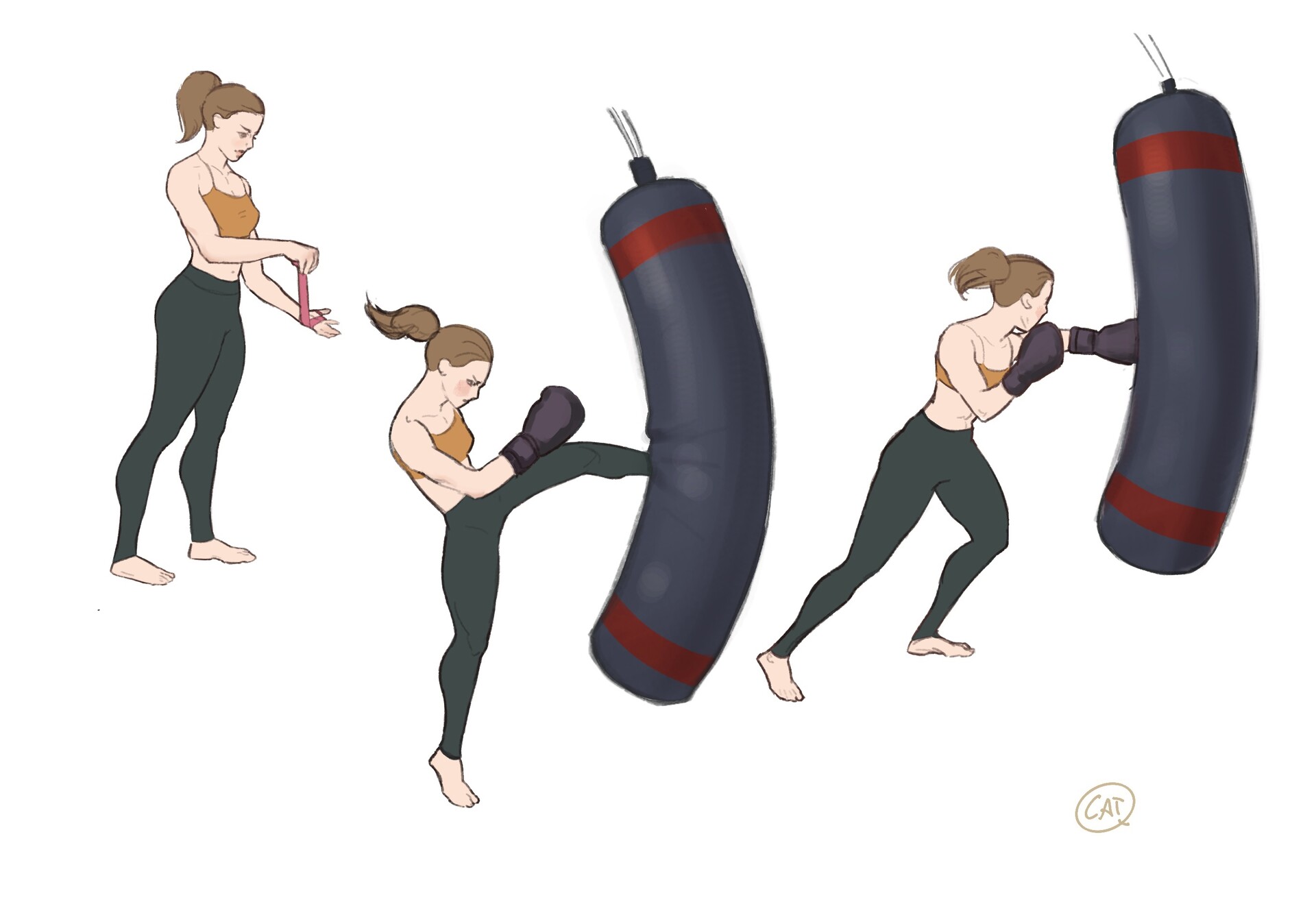 ArtStation - Kickboxing